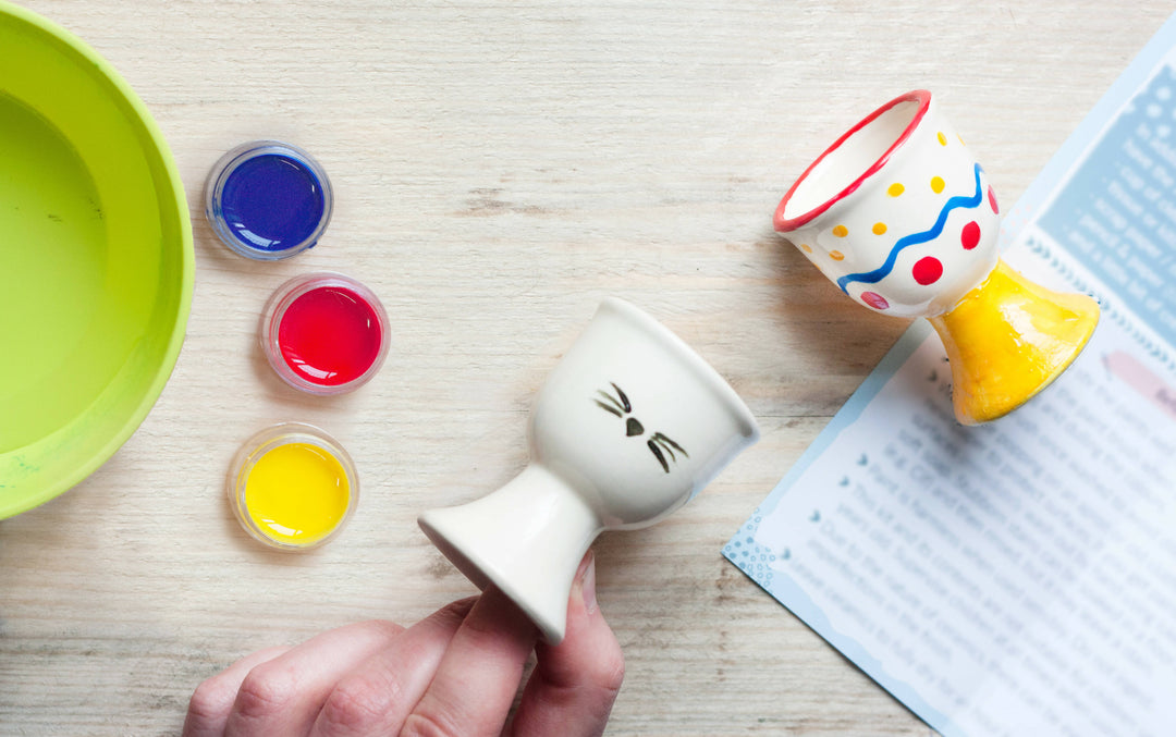 Ceramic egg cups to paint store