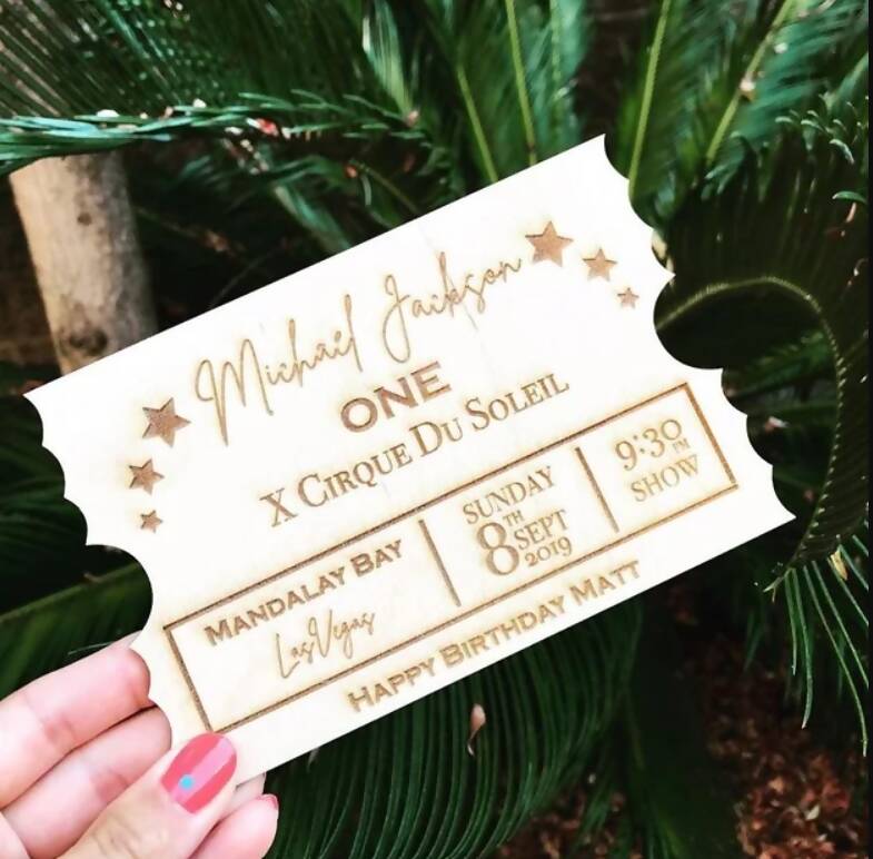 Personalised Gift Ticket – needi